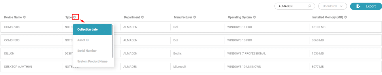 Hardware Inventory - Product Documentation
