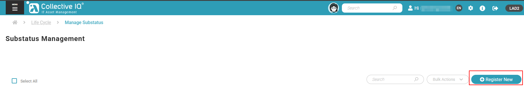 Manage Substatus - Product Documentation