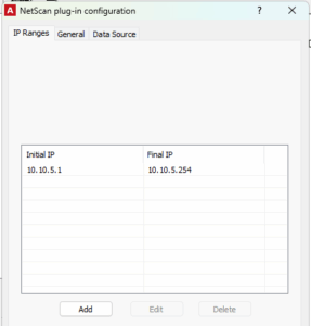 Instalar o Netscan - Documentação do produto